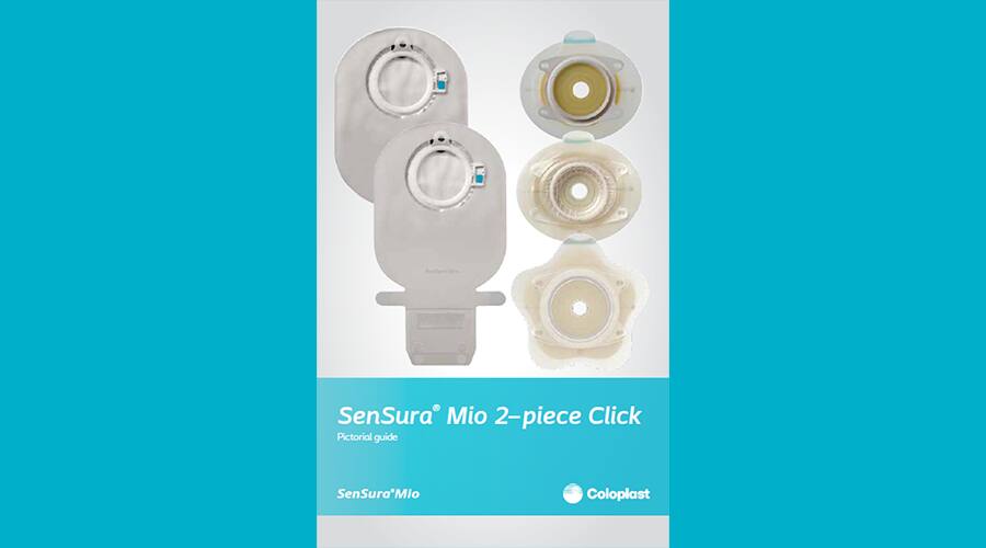 SenSura Mio 2-piece Click Coupling Pictorial Guide for Ileostomy/Colostomy